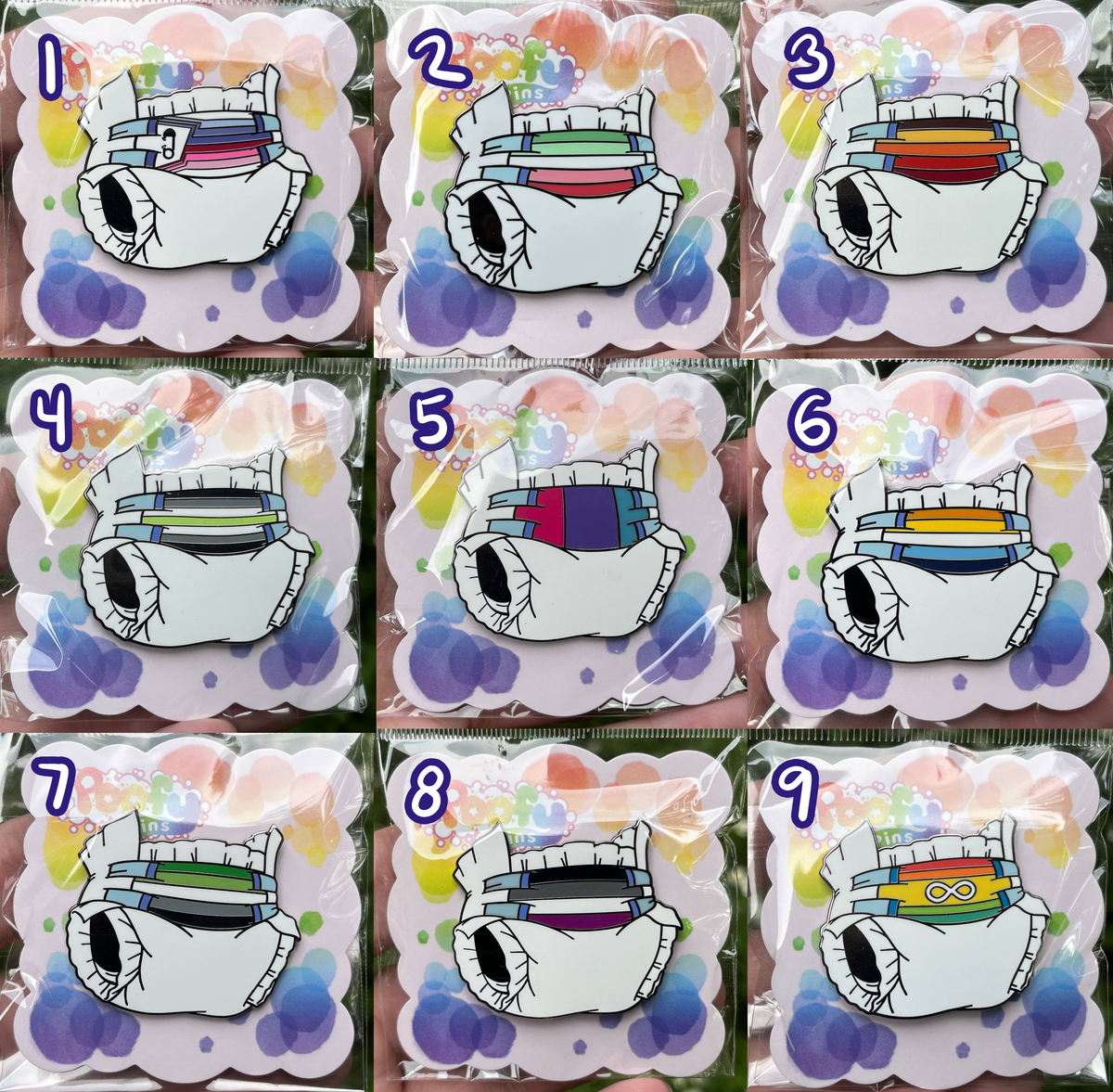 Pride Diaper Pins | 36 Flags to Choose From! – PP, LLC.