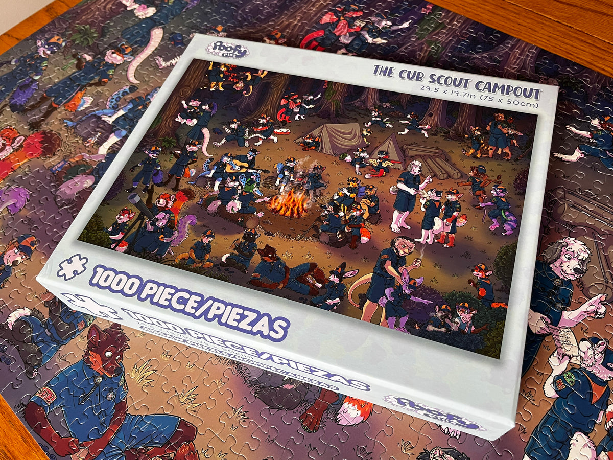 Jigsaw Puzzle - Cub Scouts Campout 1000pc – PP, LLC.